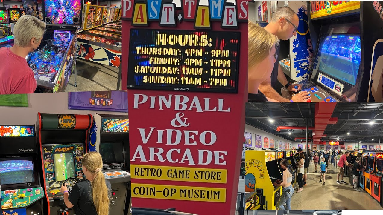 Past Times - Pinball & Video Arcade, Retro Game Store, Coin-Op Museum ...