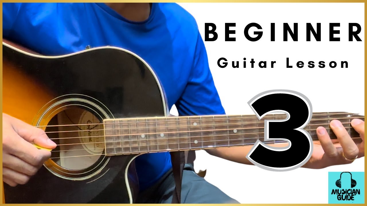 Beginner Guitar Lesson-3 | Learn with Us Everyday. 90 BPM - YouTube