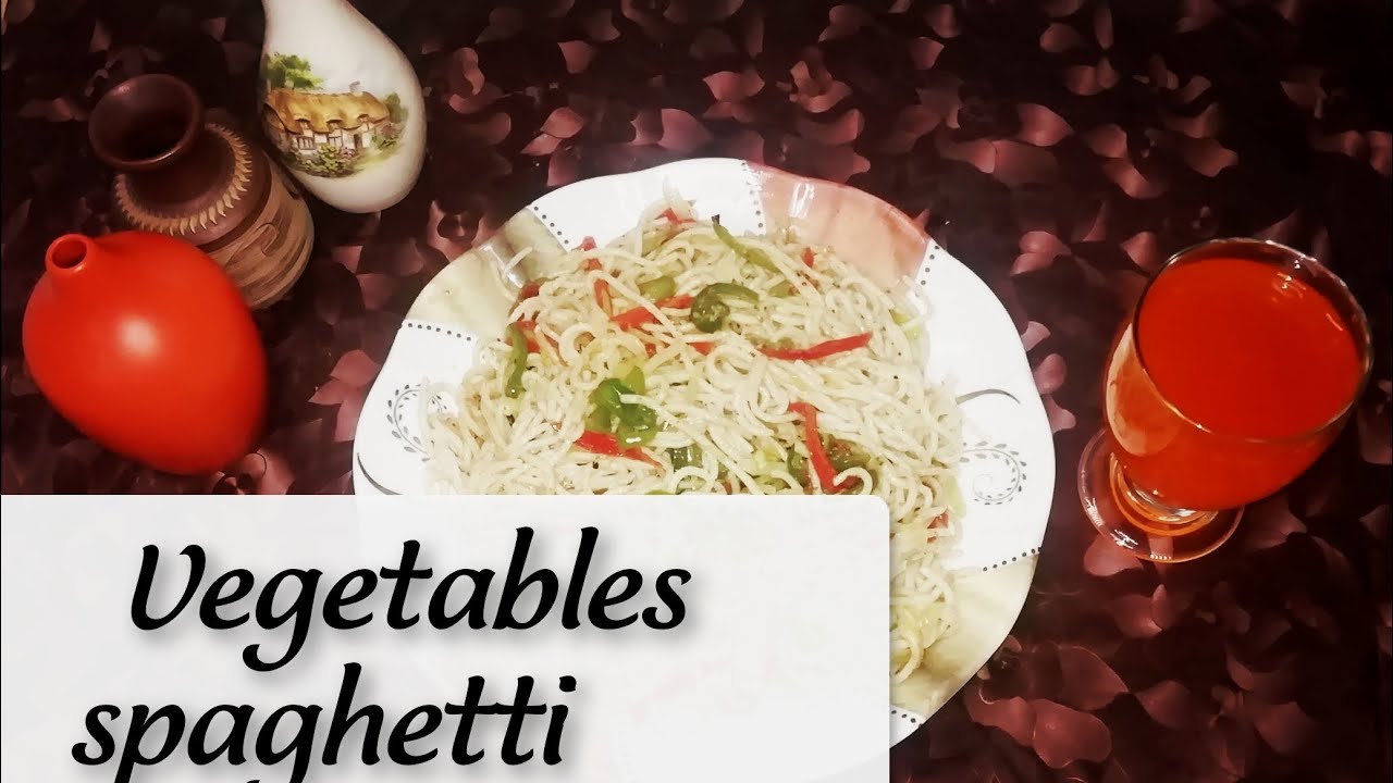 vegetables spaghetti, how to make spaghetties... #food #cookingshow ...