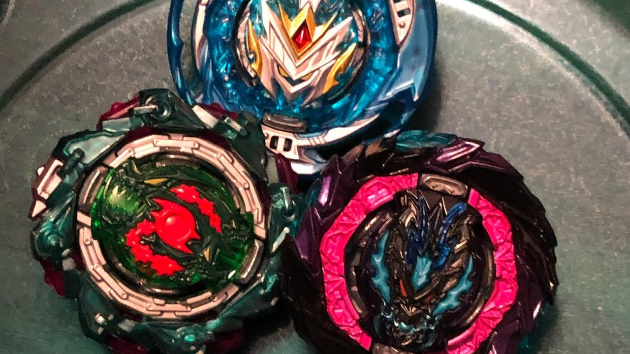 Beyblade triple unboxing (Wind Knight, Chain Kerbeus and Roar Bahamut ...