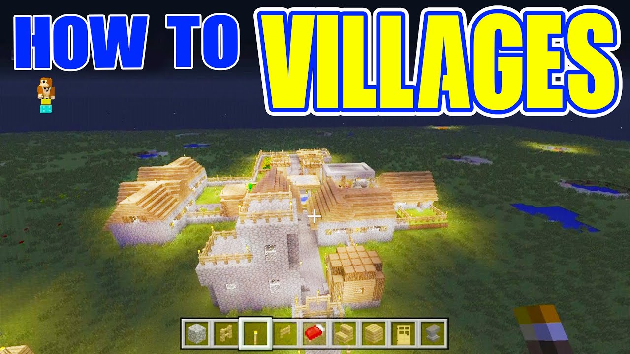 How to Build - in Minecraft | Protecting Villages - YouTube