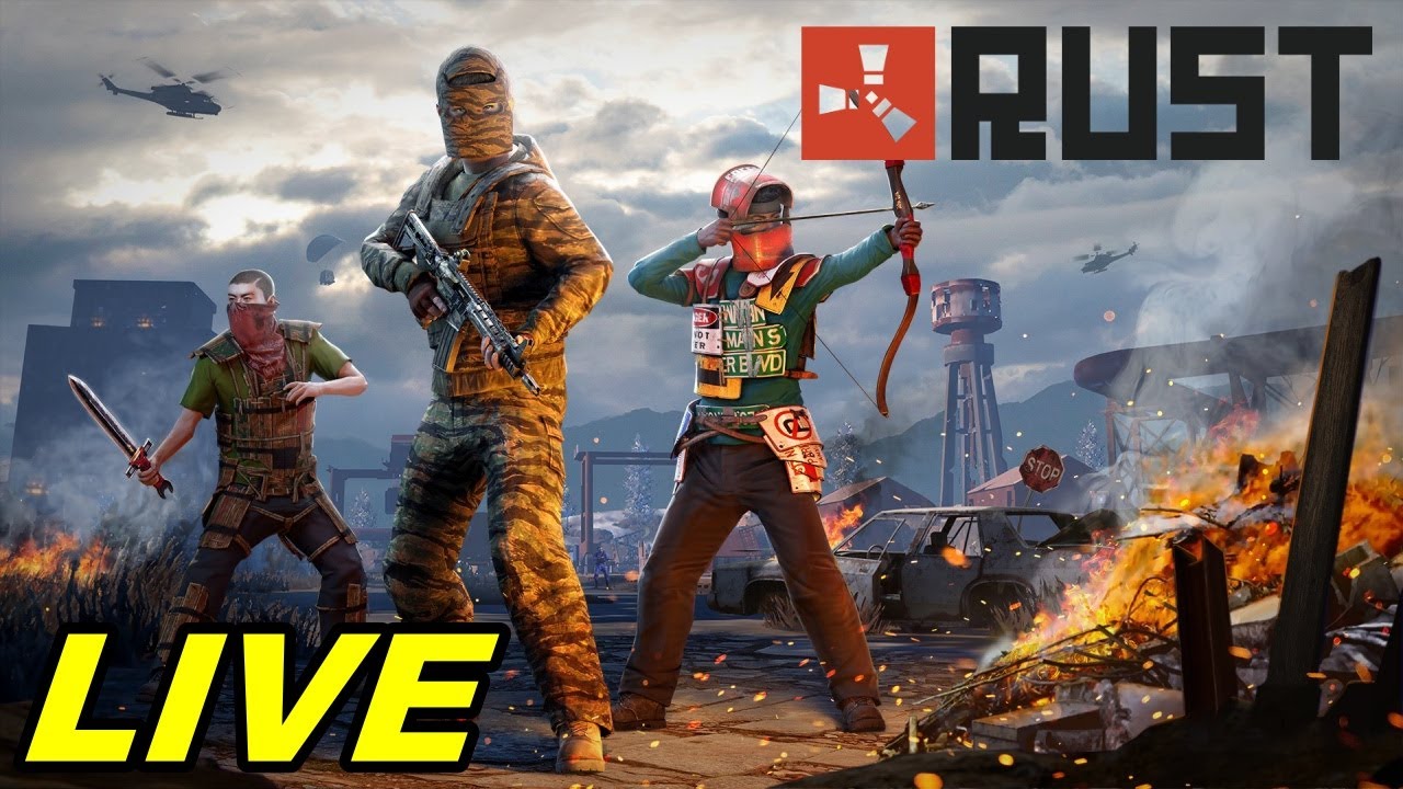 RUST PS5 001 - O GAME DOS PELADINHOS VOLTOU!!!!!! - YouTube