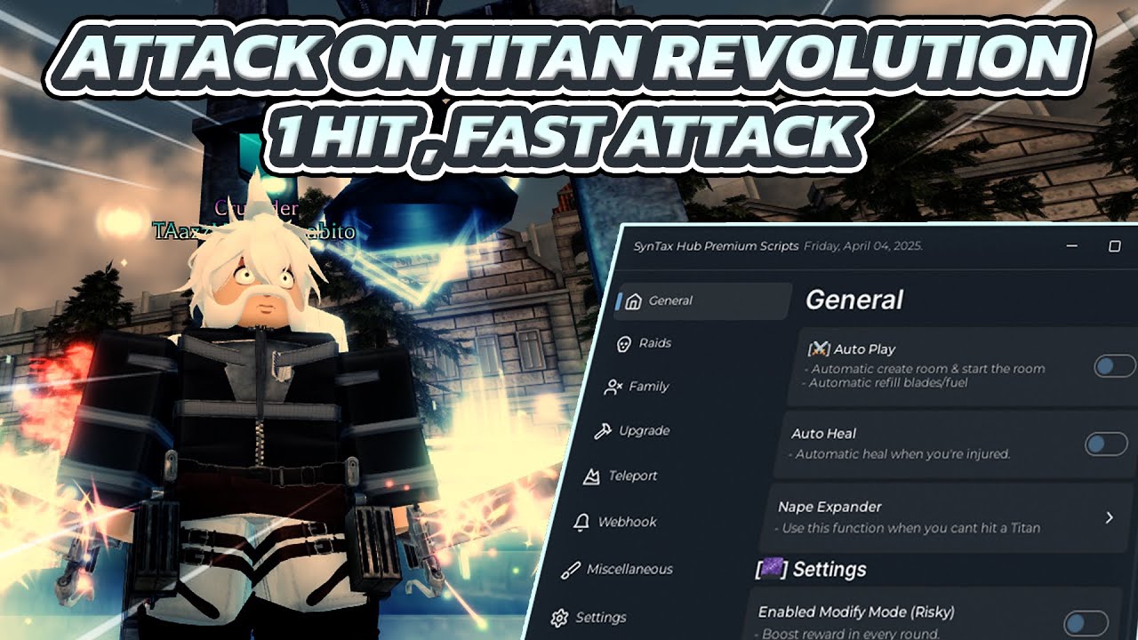 [SHOWCASE] AOT: Revolution Script | INSTANT KILL, BYPASS ANTI CHEAT (NO ...