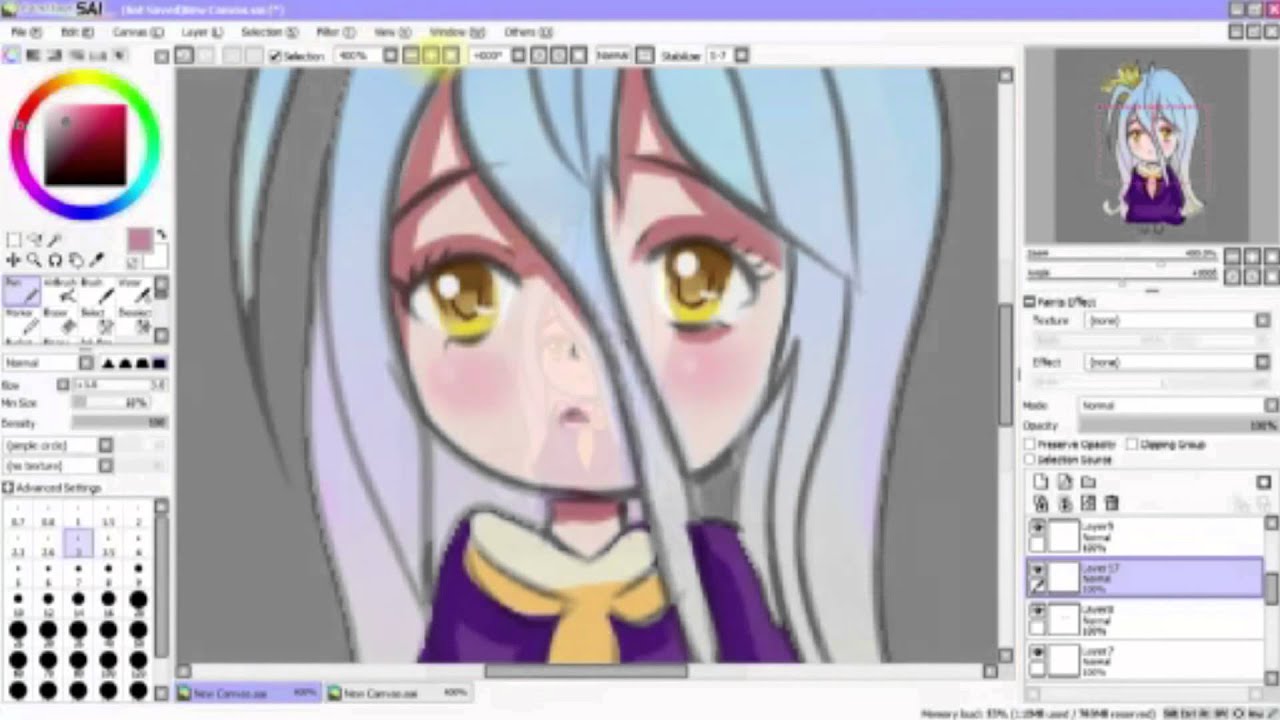 Shiro - Speed Painting - YouTube
