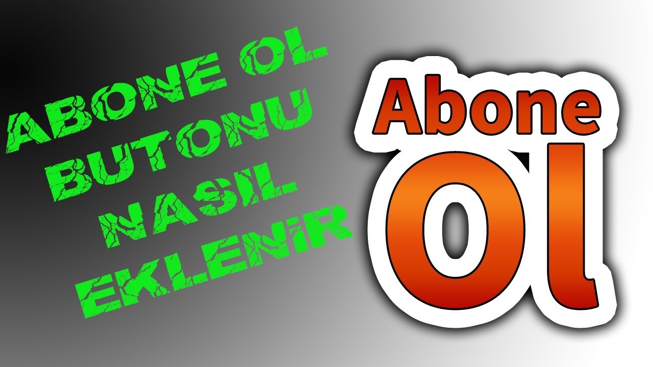 abone ol butonu - YouTube