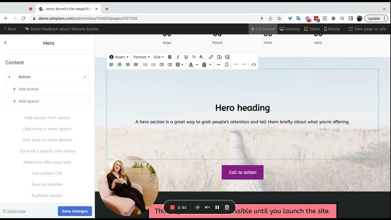 How to Build your Marketing Website - Other Website Page Builder Sections 2 - YouTube