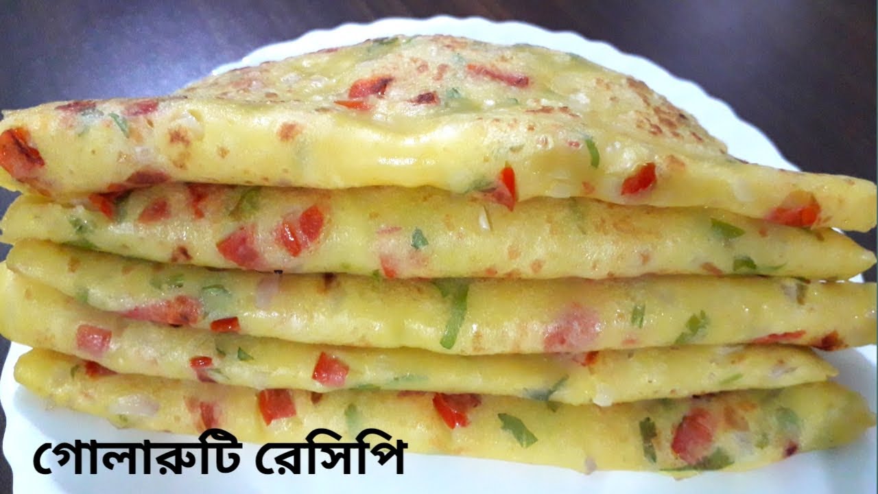 Gola Ruti Recipe | গোলারুটি রেসিপি | Bengali Style Gola Ruti Recipe ...