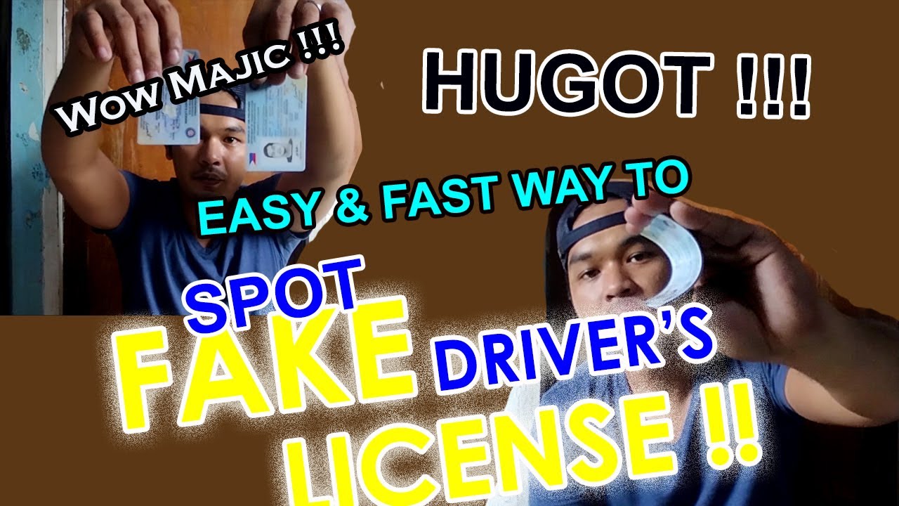 How to Spot FAKE DRIVER'S LICENSE (Fastest and Easiest Way) PART 1 ...