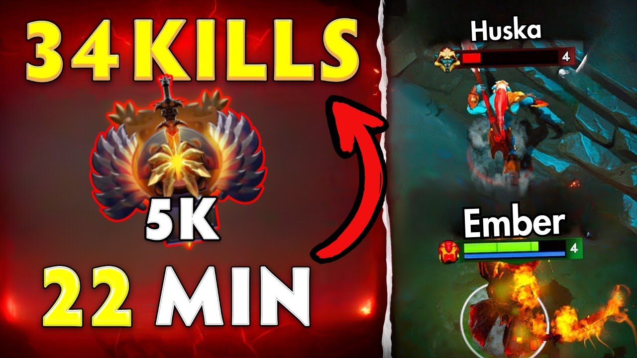 900GPM in 20Minutes WTF Ember Spirit 34Kills Dominated Mid Lane in 5K ...