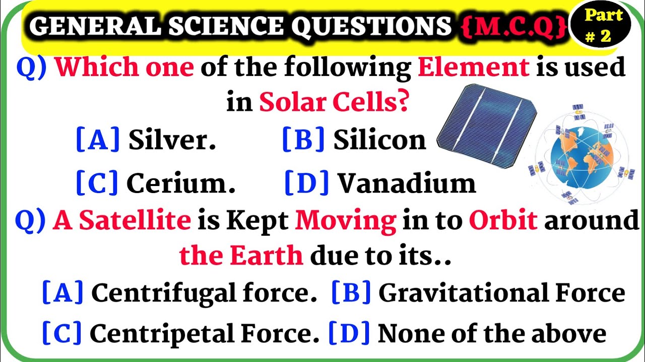 General Science Questions l General Science Multiple Choice Question ...