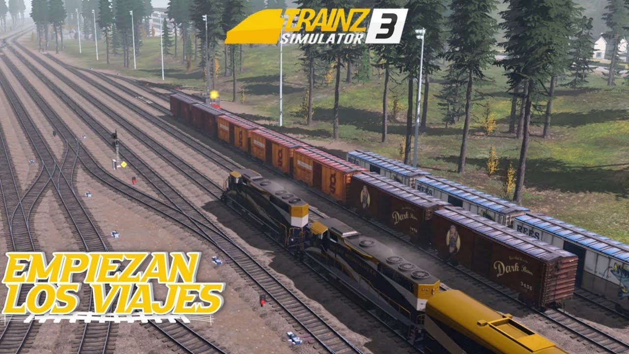 Trainz Simulator 3: Tutorial Primer Viaje de Madera y Señales - YouTube