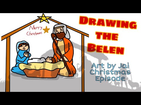 Christmas Belen Drawing