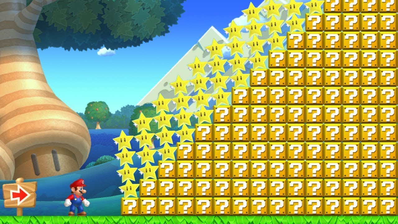 Can Mario Jump Over 999 Item Blocks and Collect 999 Stars in New Super ...