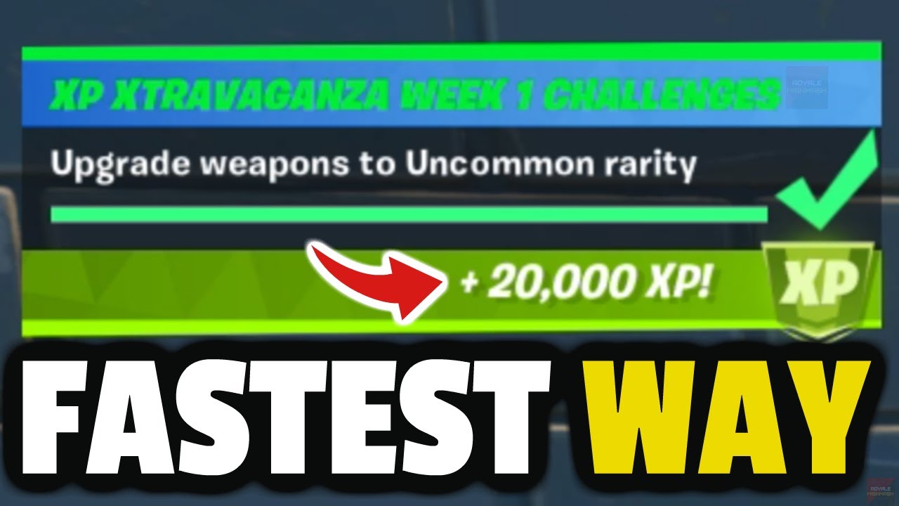 Upgrade weapons to UNCOMMON RARITY! Fortnite Upgrade Weapons To ...