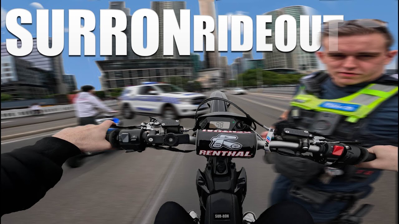POLICE STOPPED OUR SURRON RIDEOUT! - YouTube