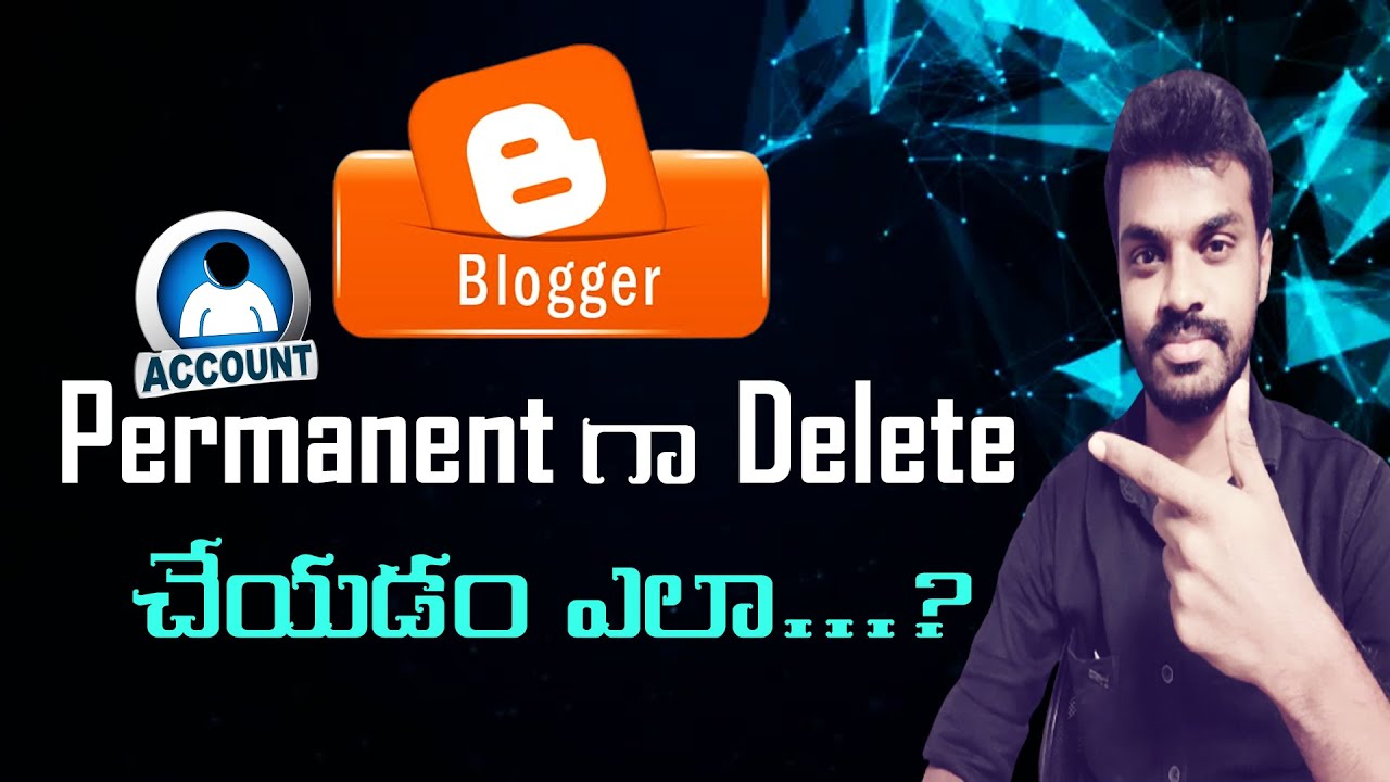 How to Permanently Delete Blogger in Account | How to Delete a Blog on ...