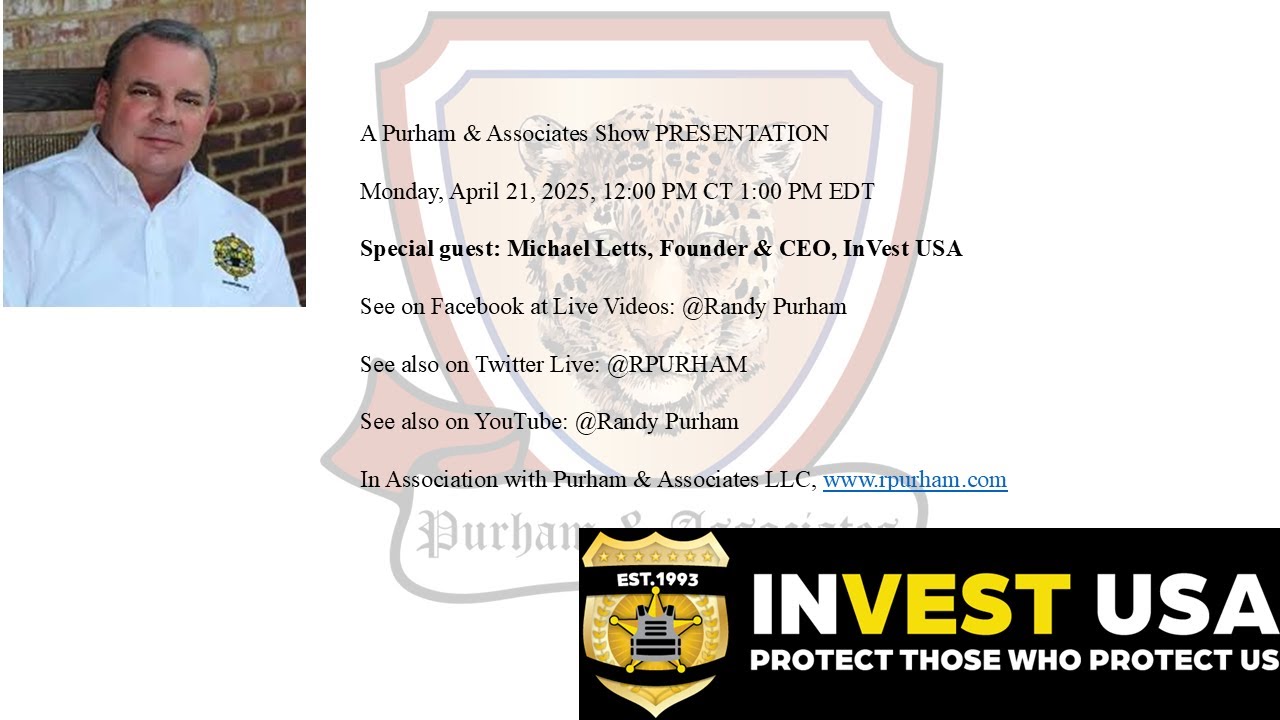 Special guest: Michael Letts, Founder & CEO, InVest USA - YouTube