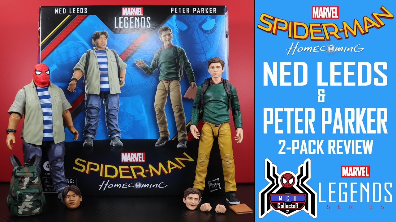 Marvel Legends NED LEEDS & PETER PARKER Spider-Man Homecoming MCU ...