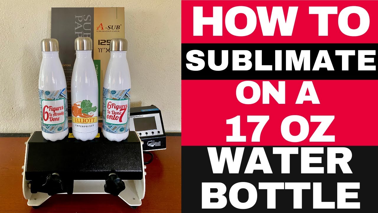 How to Sublimate Water Bottles - YouTube