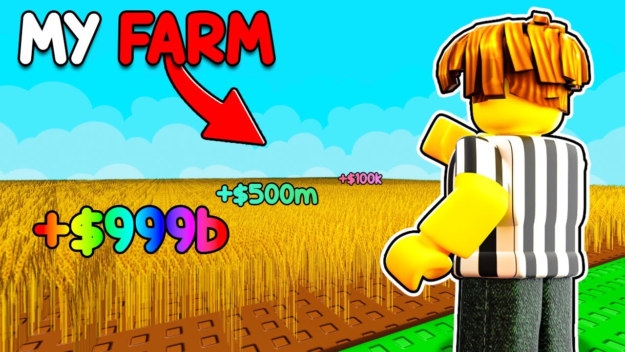 i became a BILLIONAIRE by farming WHEAT in Roblox... - YouTube