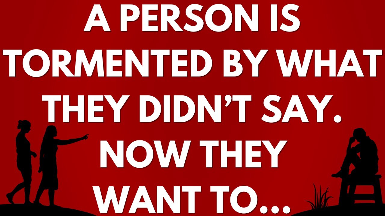 💌 A person is tormented by what they didn’t say. Now they want to ...