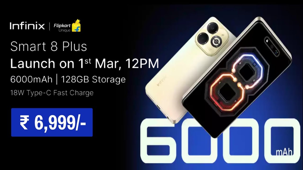 Infinix Smart 8 Plus Launch Date In India, India Price, Specifications ...