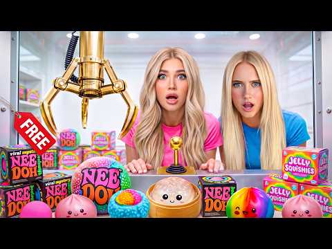i OPENED a $1 Claw Machine of Viral SQUiSHIES!
