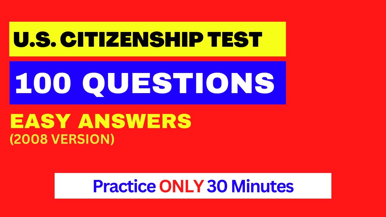 2022 USCIS Official 100 Civics Test Questions & Answers | US ...