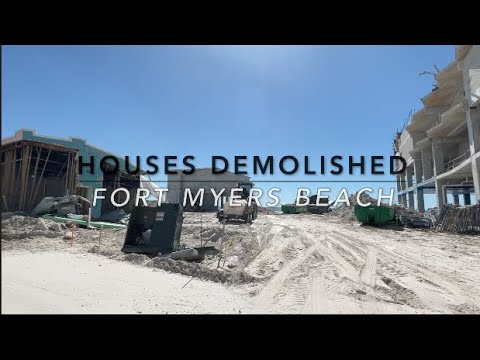 Hurricane Ian Reveals Building DESTRUCTION on Fort Myers Beach - YouTube