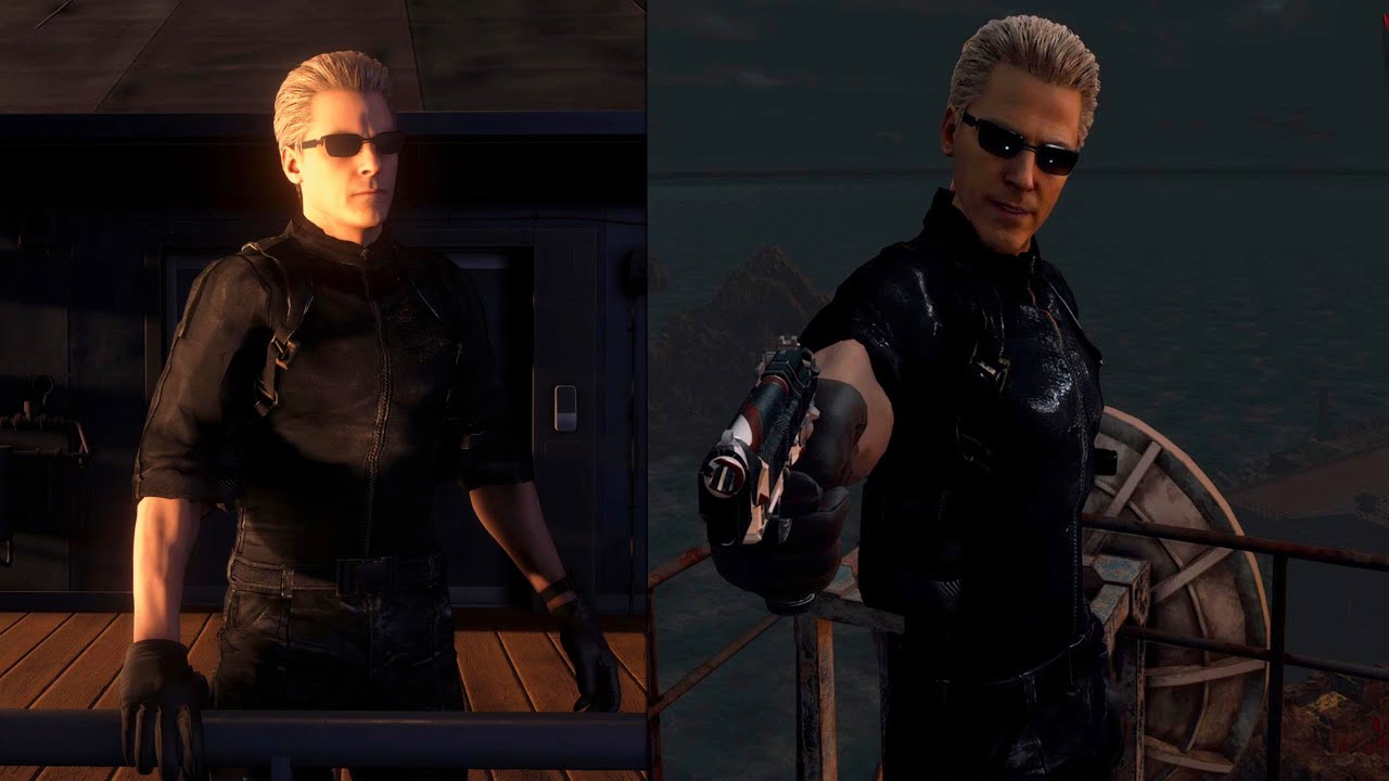 Resident Evil 4 Remake Midnight Albert Wesker All Cutscenes - YouTube