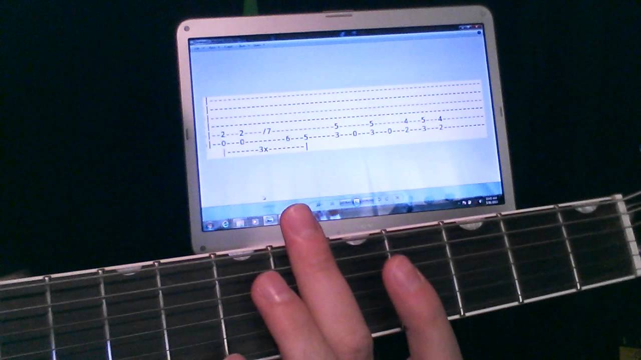Metallica Enter Sandman Guitar Riff Tab Lesson - YouTube