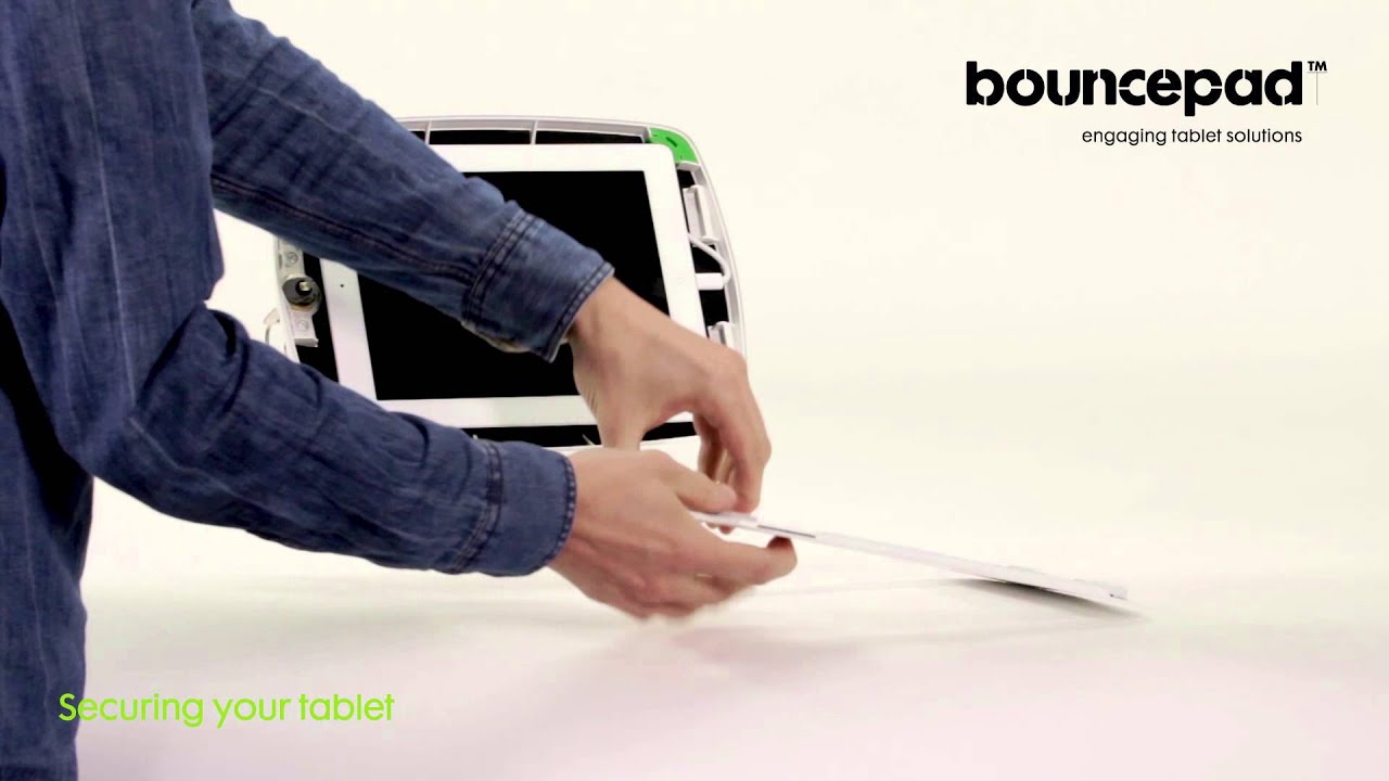 Bouncepad - Securing your tablet - YouTube