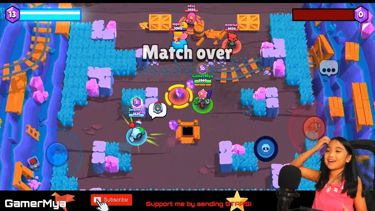 Brawl Stars Winning Moments #2 | Rosa Brawler 13-0 - YouTube