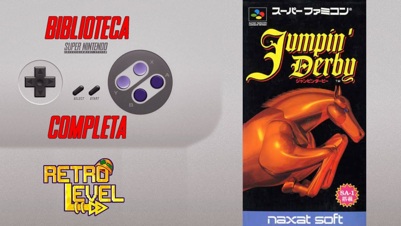 Jumpin' Derby - Biblioteca COMPLETA do Super Nintendo #641 - YouTube