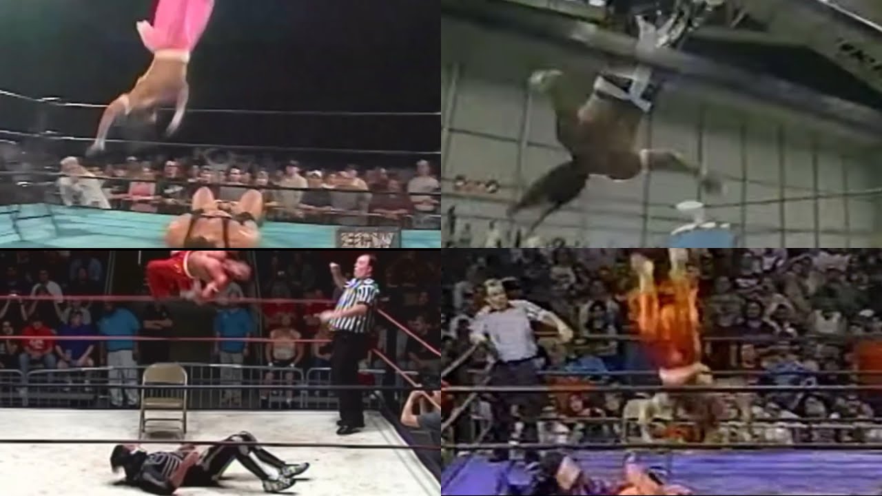 Sabu - Triple Jump Moonsault compilation - YouTube