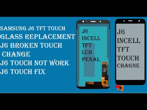 Samsung J6 TFT Touch Glass replacement || J6 broken Touch Change || j6 ...