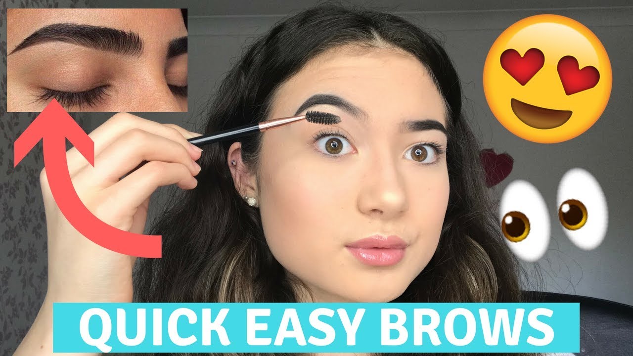 HOW I DO MY EYEBROWS / EYEBROW ROUTINE - YouTube