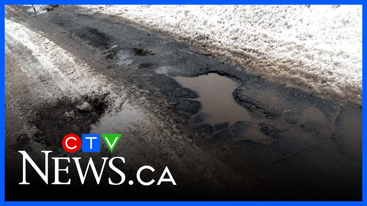 Pothole season in Ottawa - YouTube