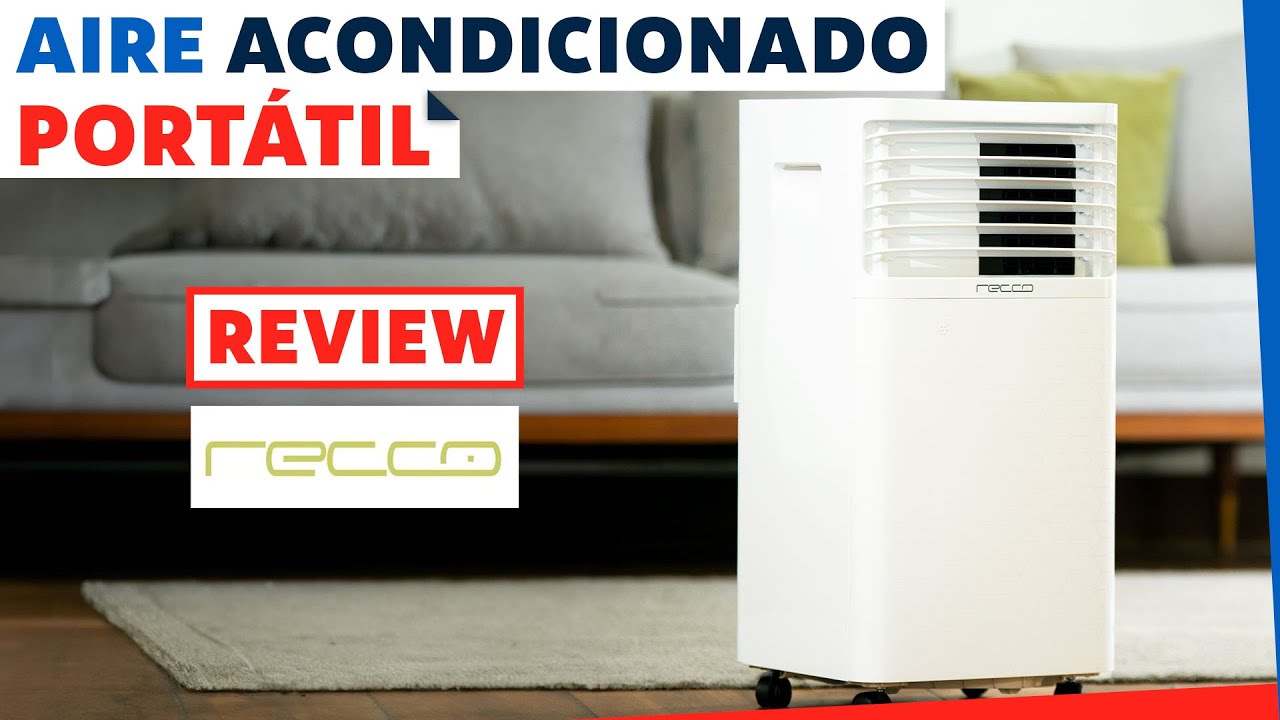 Review: Aire acondicionado Portátil Recco - YouTube