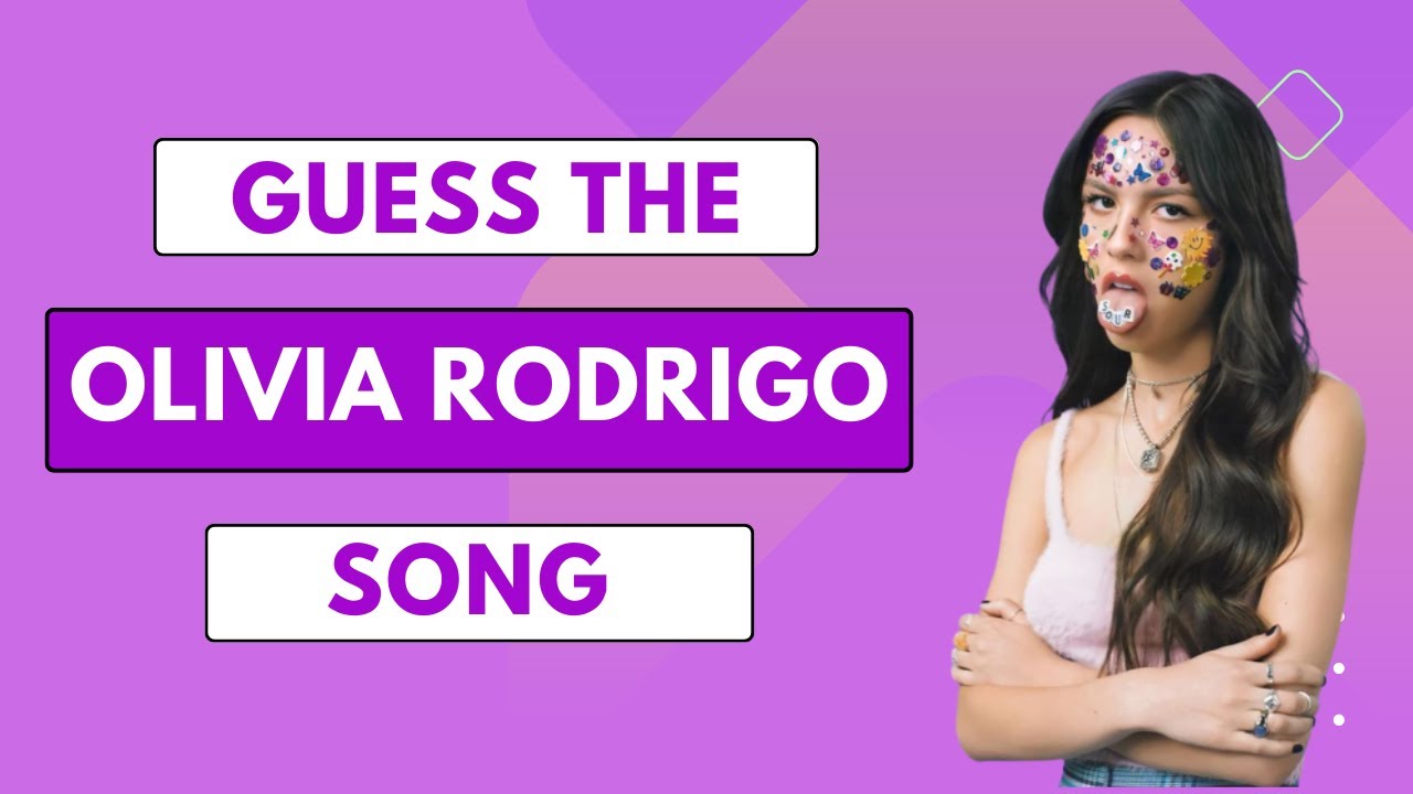 Guess The Song | Olivia Rodrigo Edition - YouTube