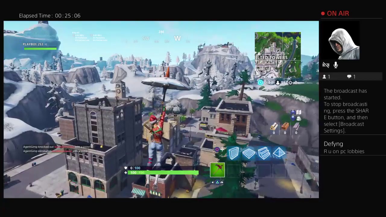 Fortnite solo in pc lobby - YouTube