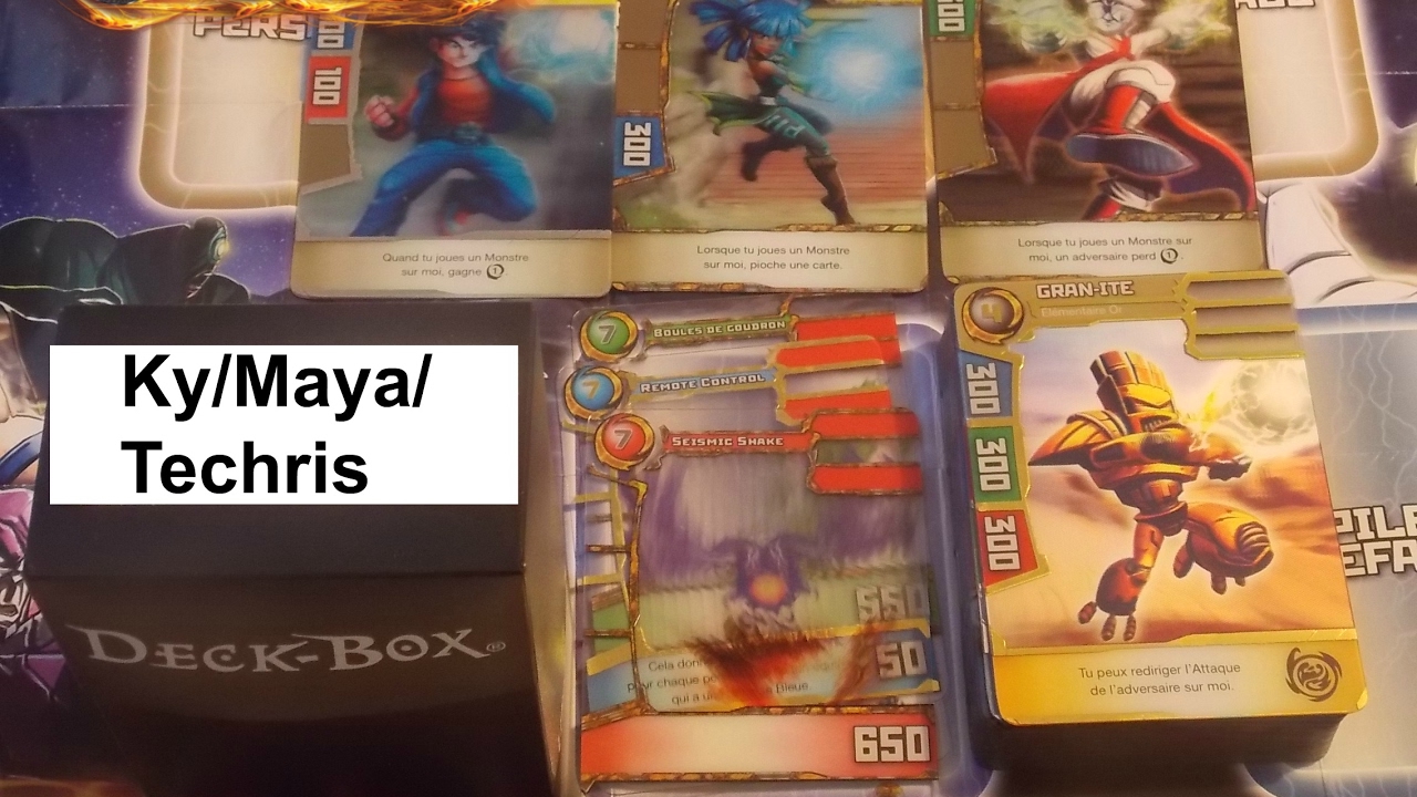 Présentation d'un de mes decks Redakai Ky/Maya/Techris - YouTube