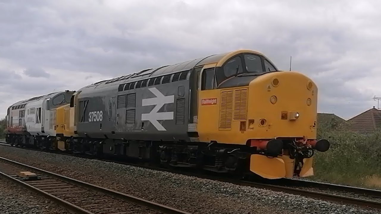 11/06/24 - Class 37 - 37508 T&T 37418 - Light Locomotive - Rhyl to ...