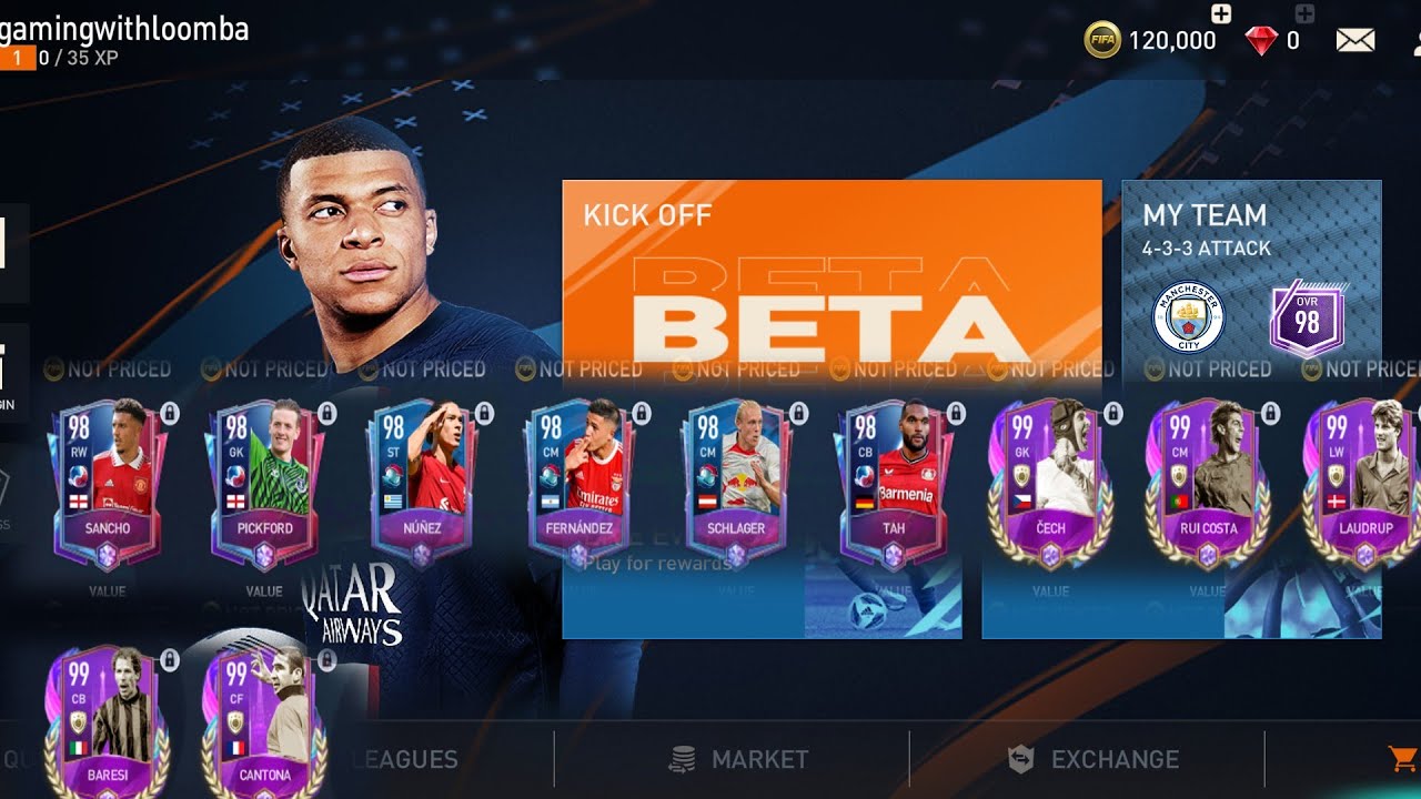 FIFA MOBILE 23 BETA GAMEPLAY|FREE ICON PACKED |FIFA MOBILE PACK OPENING ...