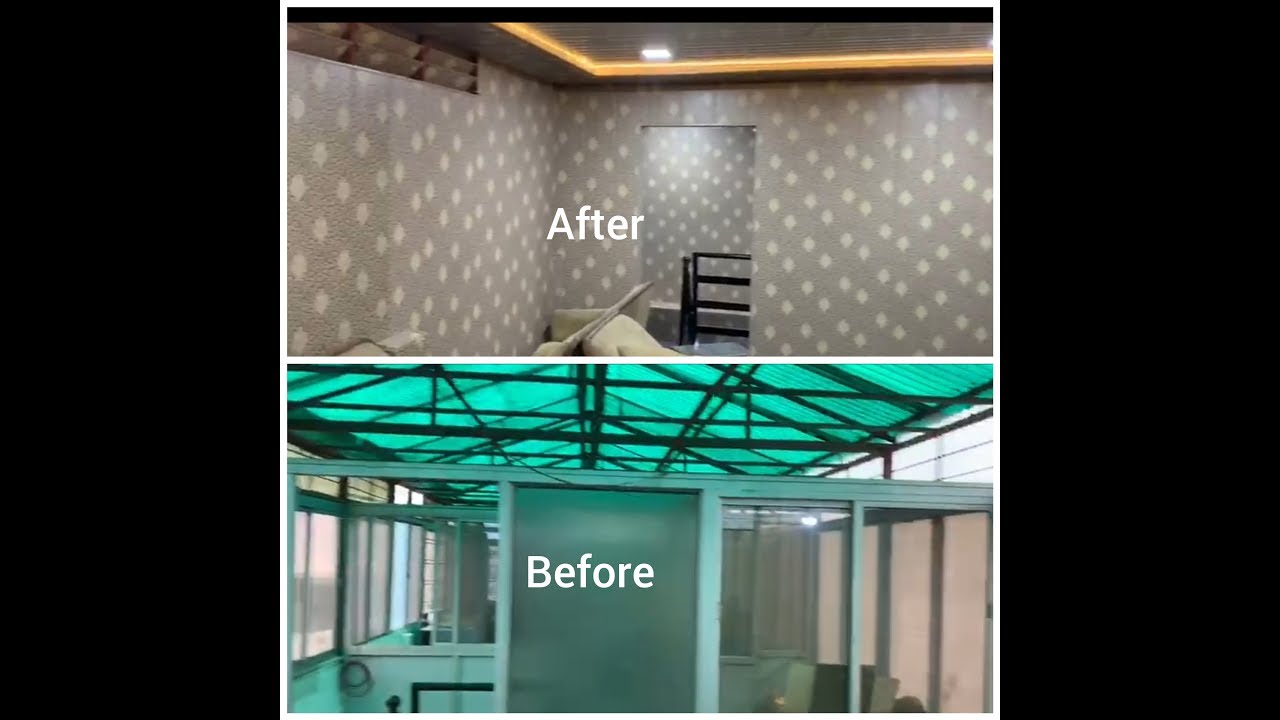 Best work pvc panelling before and after - YouTube