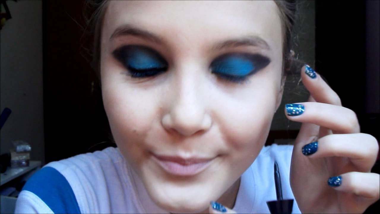 Tutorial Make Azul e Preto! - YouTube