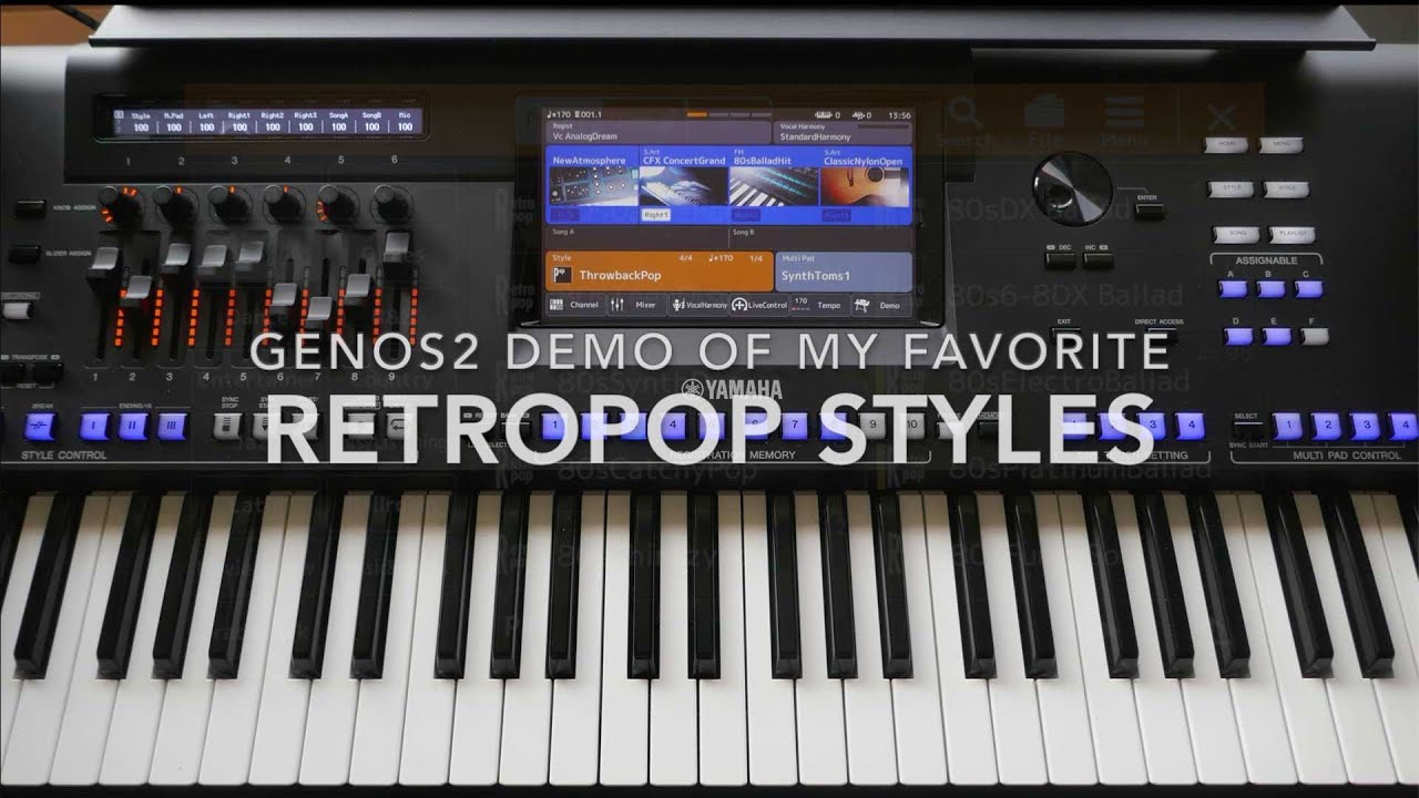 Genos2 demo of my favorite RetroPop styles - YouTube