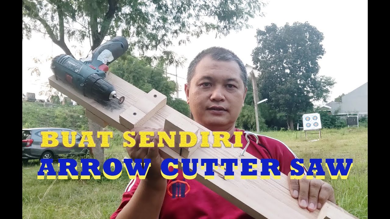 Homemade Arrow Cutter Jig / Saw - YouTube