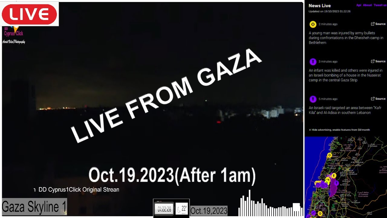 Live: Palestine, GAZA | Multi-cams | stream #35 - YouTube