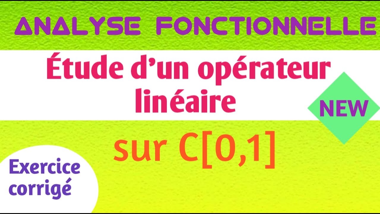Etude d'un opérateur linéaire sur C([0,1]) * Normes comparables et ...